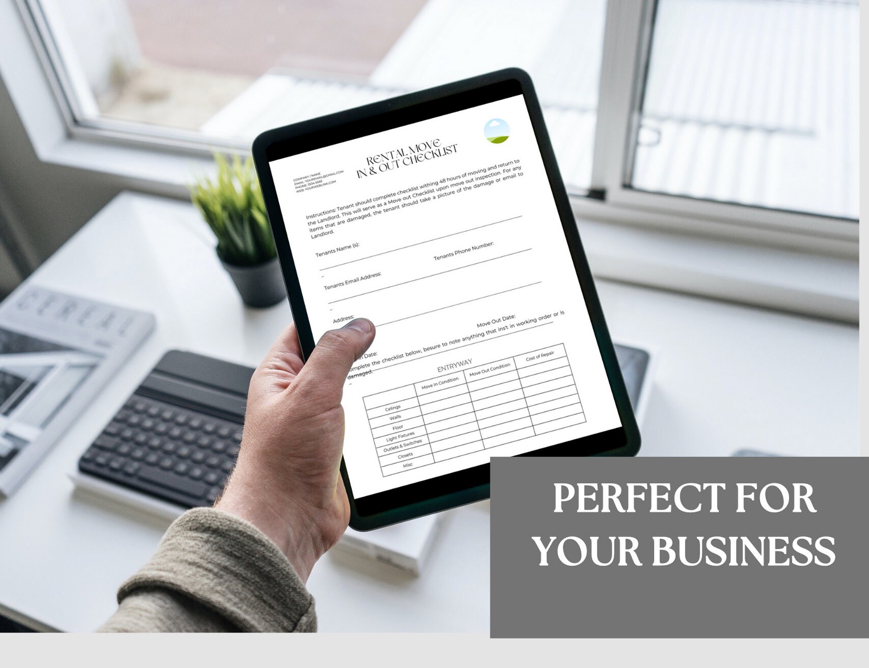 Editable and Printable Property Management Bundle Template, Tenant ...