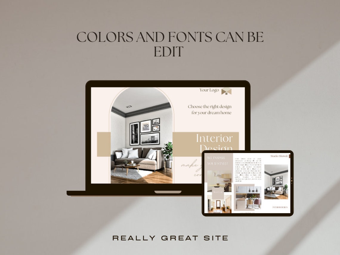 Editable Client Interior Design Presentation Proposal Template, Client ...