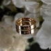 444 ANGEL NUMBER WATERPROOF 14k Gold Ring Engraved Ring Lucky Number ...