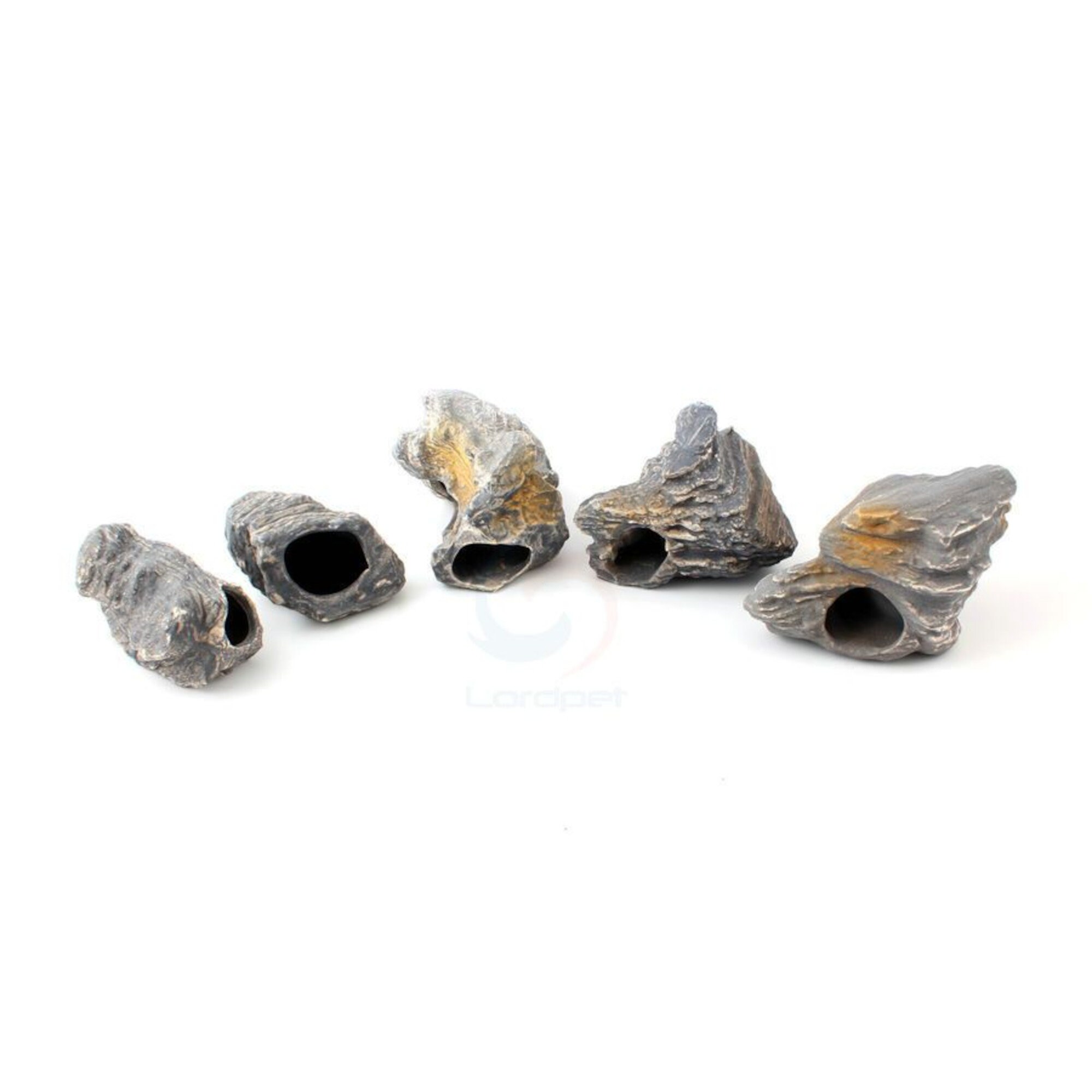 Fish Stones Aquarium Rock Cave Ceramic Decoration for Fish Tank ...