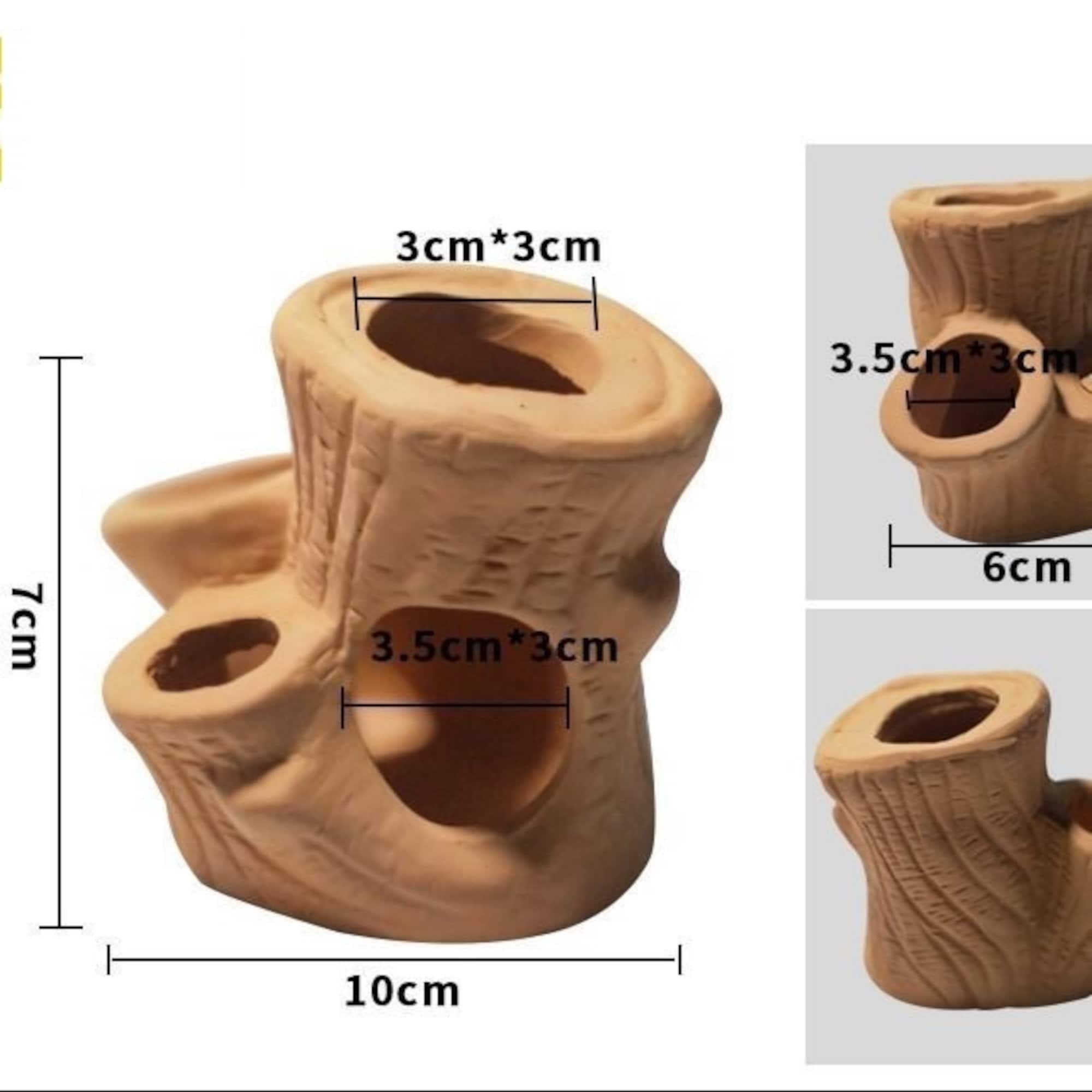 Aquarium Mini Ceramic Tank Fish Shrimp House Nest Spawning Breeding ...