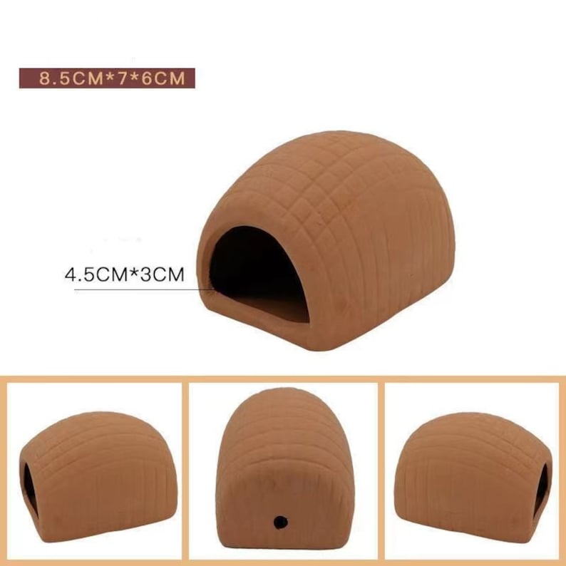 Aquarium Mini Ceramic Tank Fish Shrimp House Nest Spawning Breeding ...