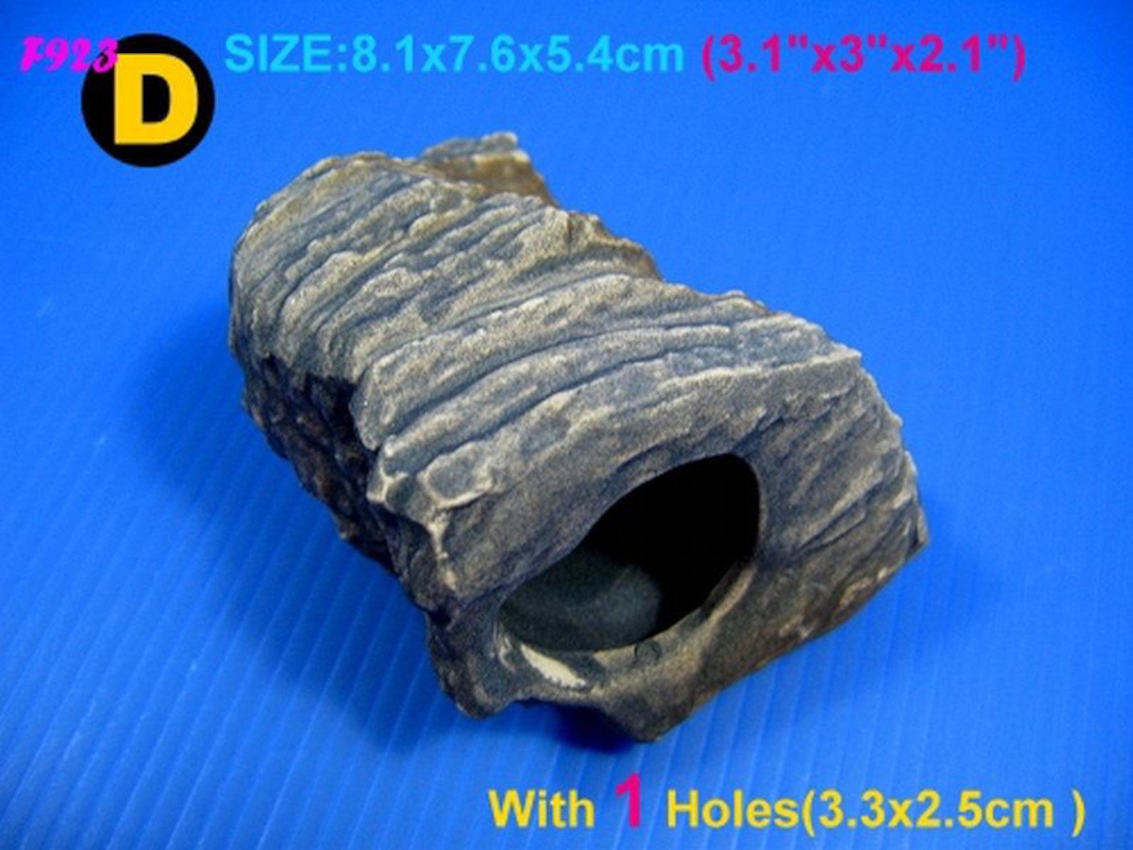Fish Stones Aquarium Rock Cave Ceramic Decoration for Fish Tank ...