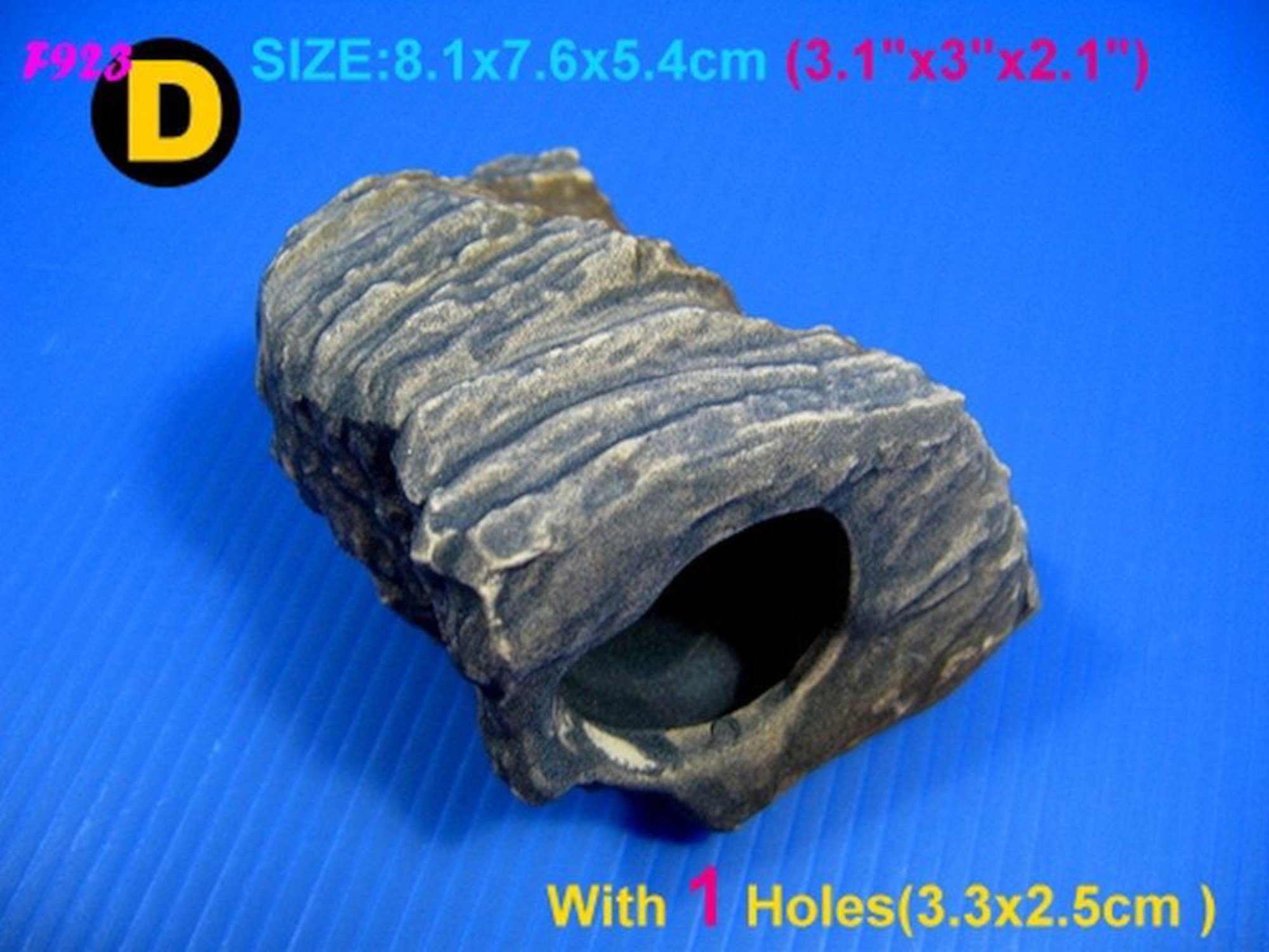 Fish Stones Aquarium Rock Cave Ceramic Decoration for Fish Tank ...