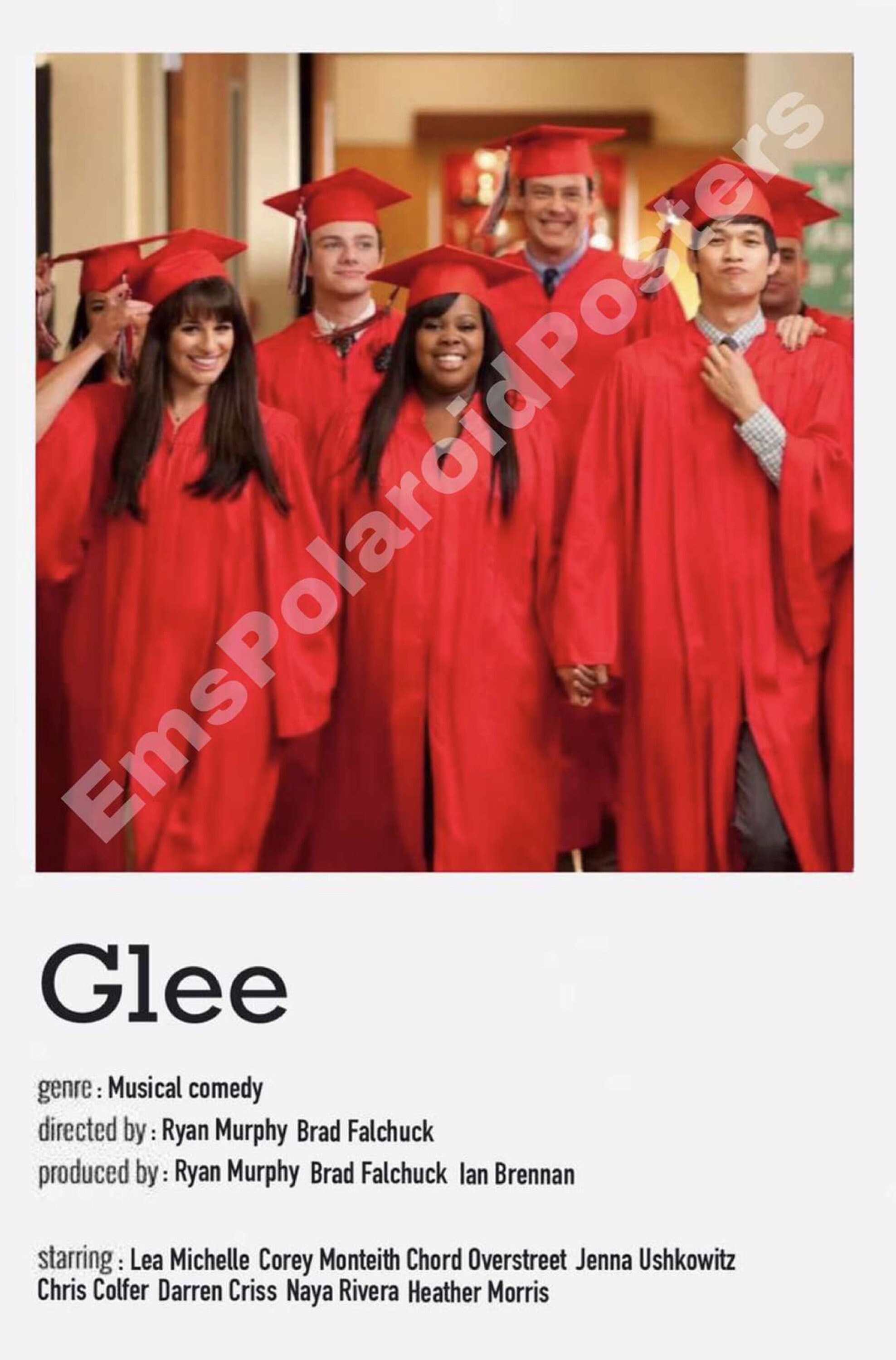 Glee Polaroid Poster - Etsy