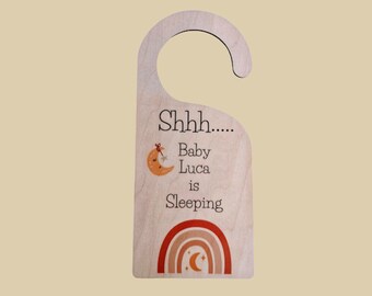 Home & Living Door Hangers Wreaths & Door Hangers Personalised Wooden ...