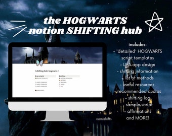 Notion REALITY SHIFTING HUB Digital Shifting Script Template - Etsy
