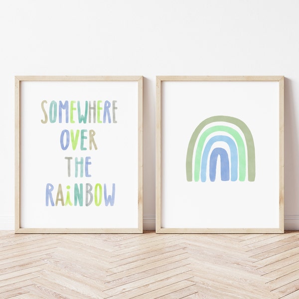 Somewhere Over the Rainbow Poster - Etsy