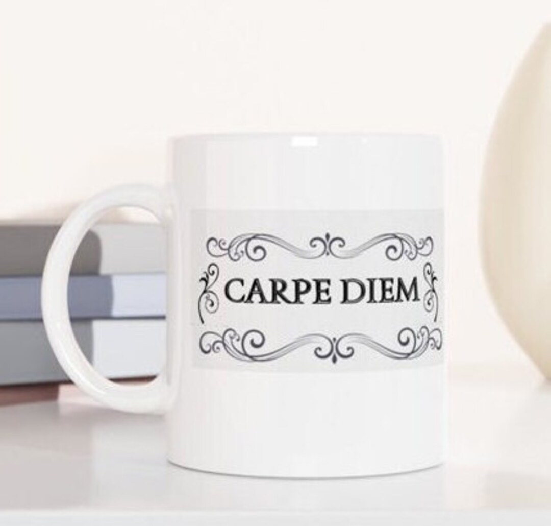 Latin Mug, Carpe Diem (seize the Day), Famous Motto - Etsy