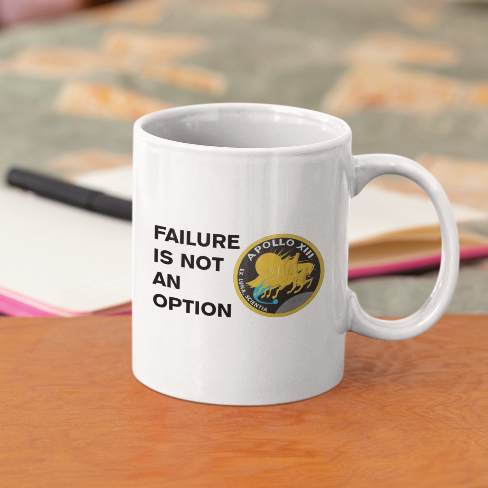 Failure is Not an Option Quote, Motivational Mug, Inspirational Message ...