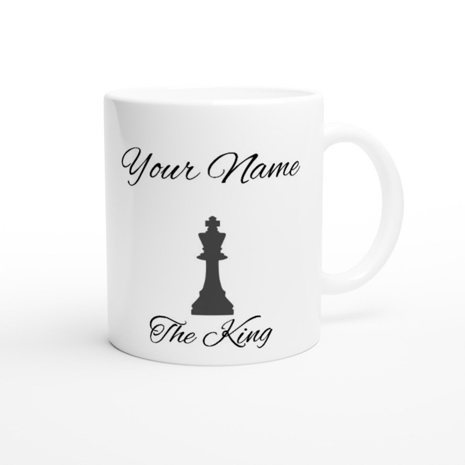 Mug for Him: "the King". Chess Piece Design, Ideal for the Master of ...
