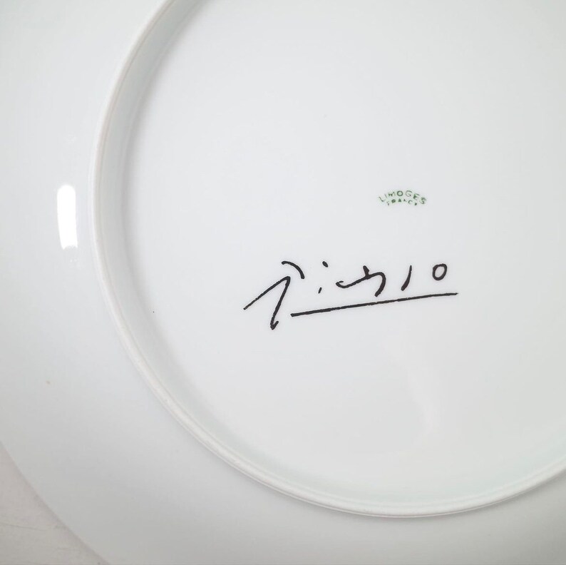 Picasso Porcelain Plate limoges, France - Etsy