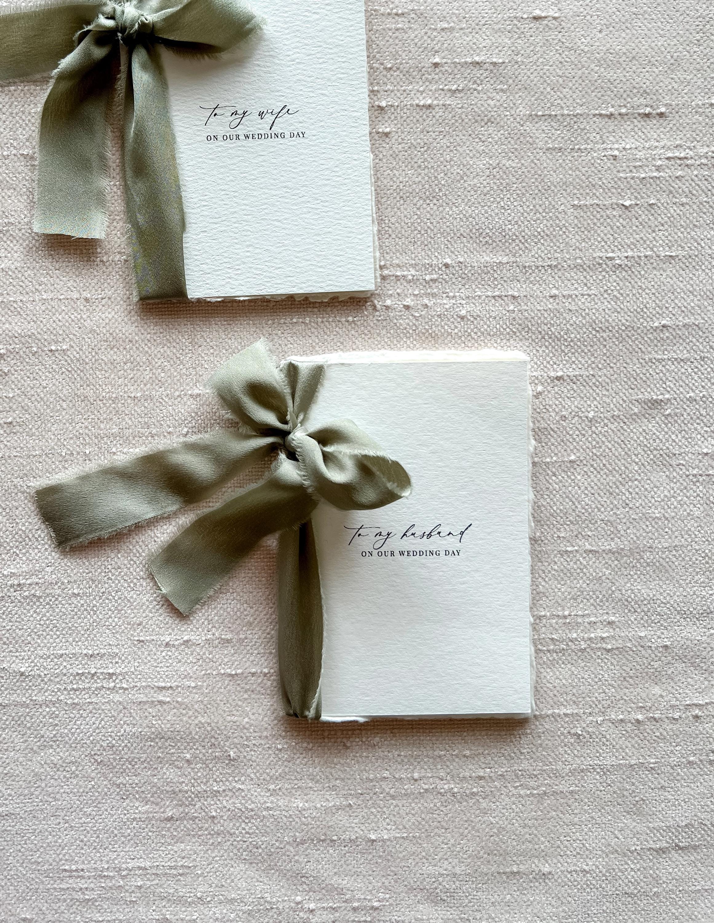 Vow Books | Wedding | Set of 2 | Handmade | Husband & Wife | Gender ...