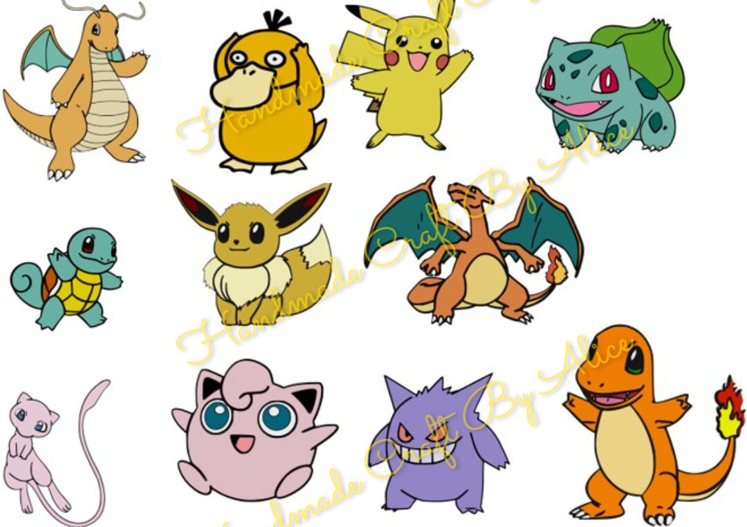 Pokemon SVG| Digital Cut Files| - Etsy