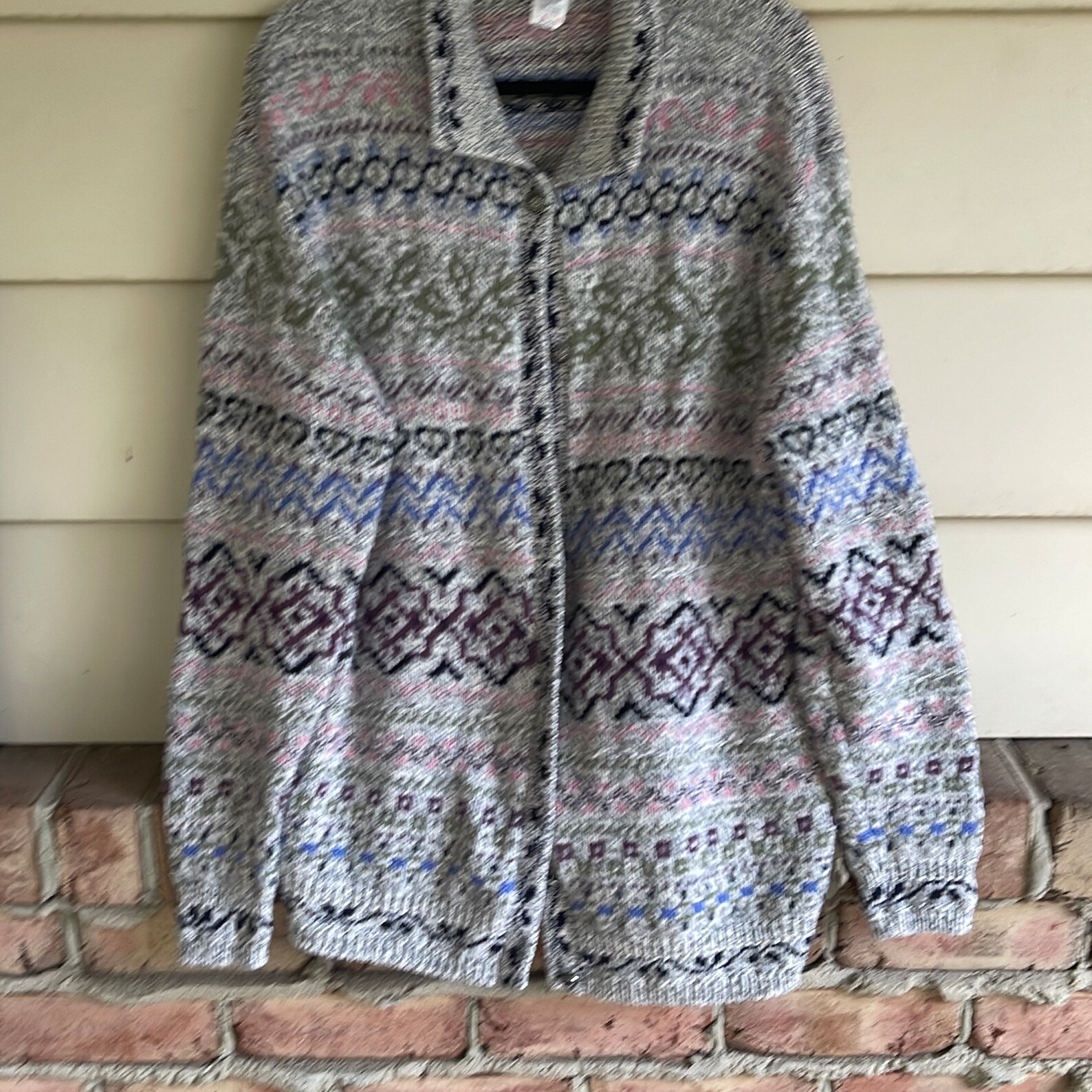 Vintage Cottage Core Northern Reflections Sweater Coat Xl - Etsy
