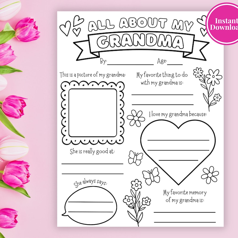 Card for Grandma - Etsy