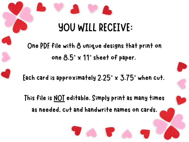 Printable Valentines Day Cards | We Go Together Like | Class Valentines ...