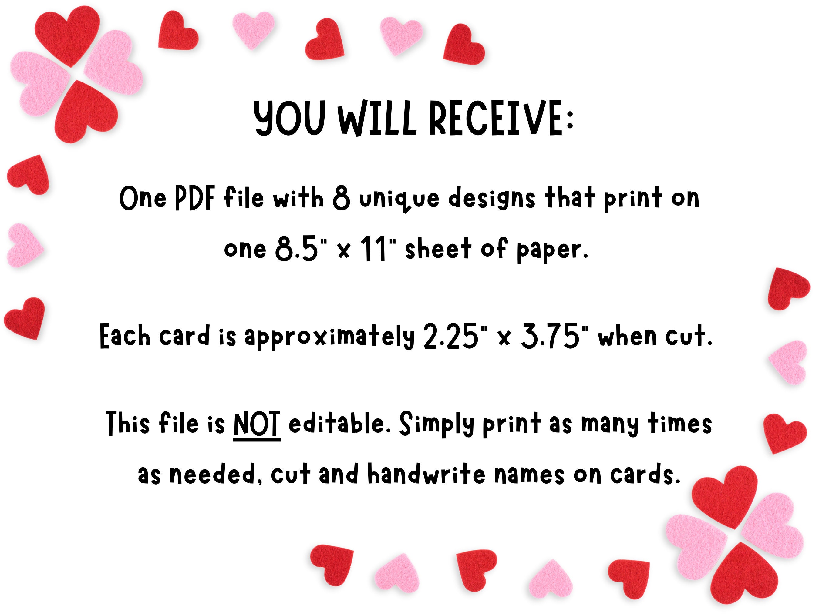 Printable Valentines Day Cards | We Go Together Like | Class Valentines ...