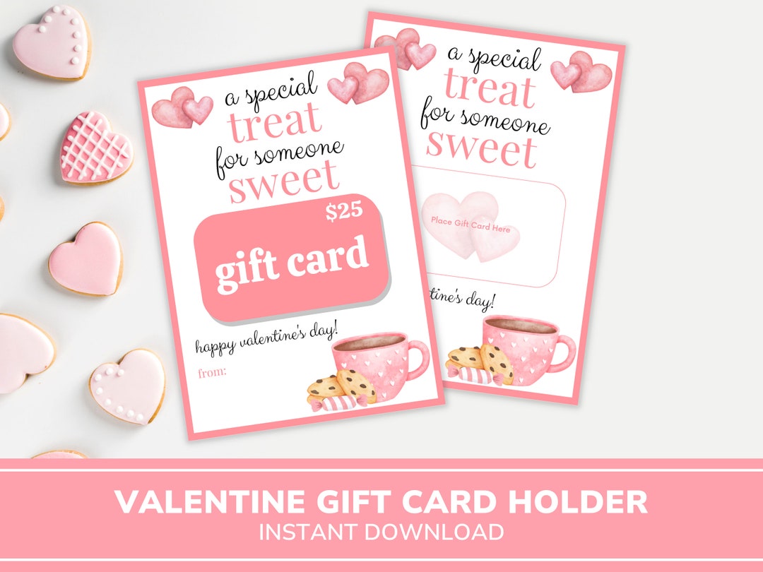 Printable Gift Card Holder | Valentines Gift Card | Teacher Valentine ...