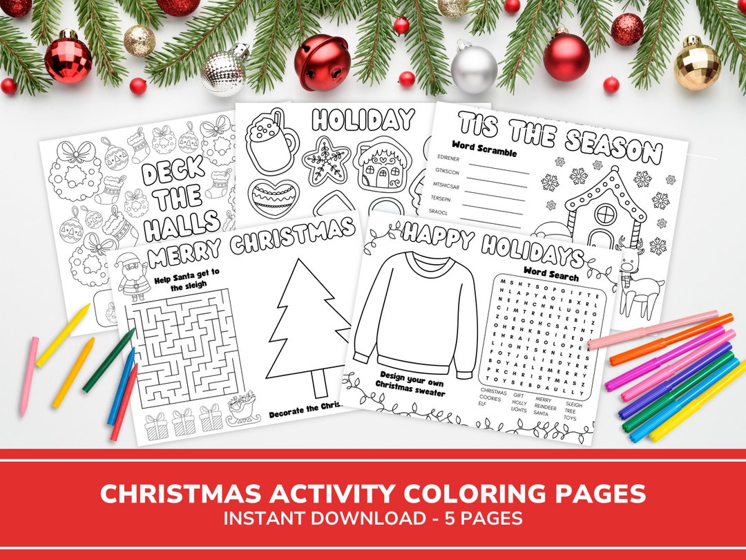 Printable Christmas Coloring Pages | Coloring Pages for Kids ...