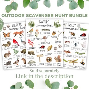 Printable Farm Scavenger Hunt | Kids Outdoor Scavenger Hunt | Printable ...