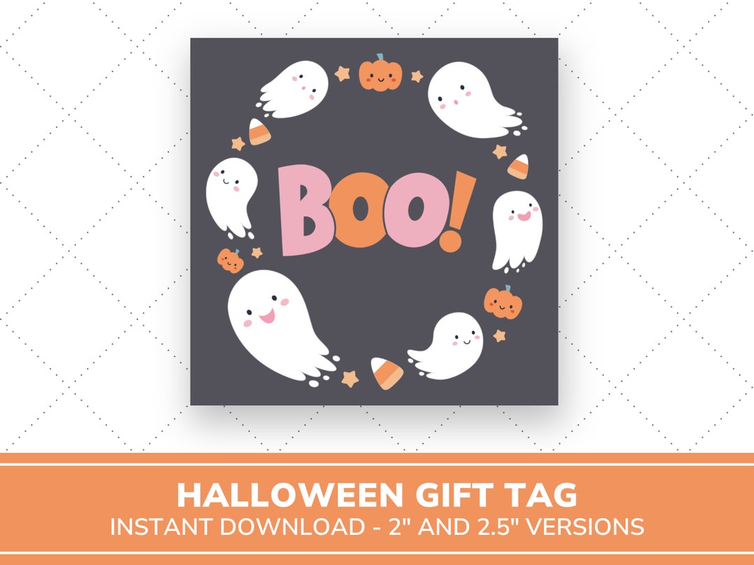 Halloween Gift Tags | Halloween Party Favor Tags | Halloween Tag ...