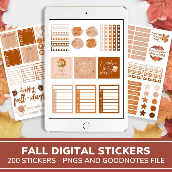 Fall Planner Stickers - Etsy