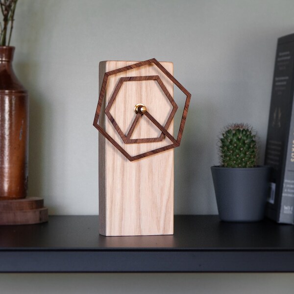 Geometric Clock - Etsy UK