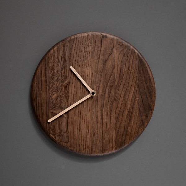 Turned Wood Clock - Etsy