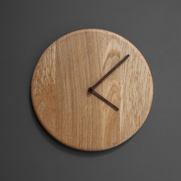 Natural Wood Clock - Etsy
