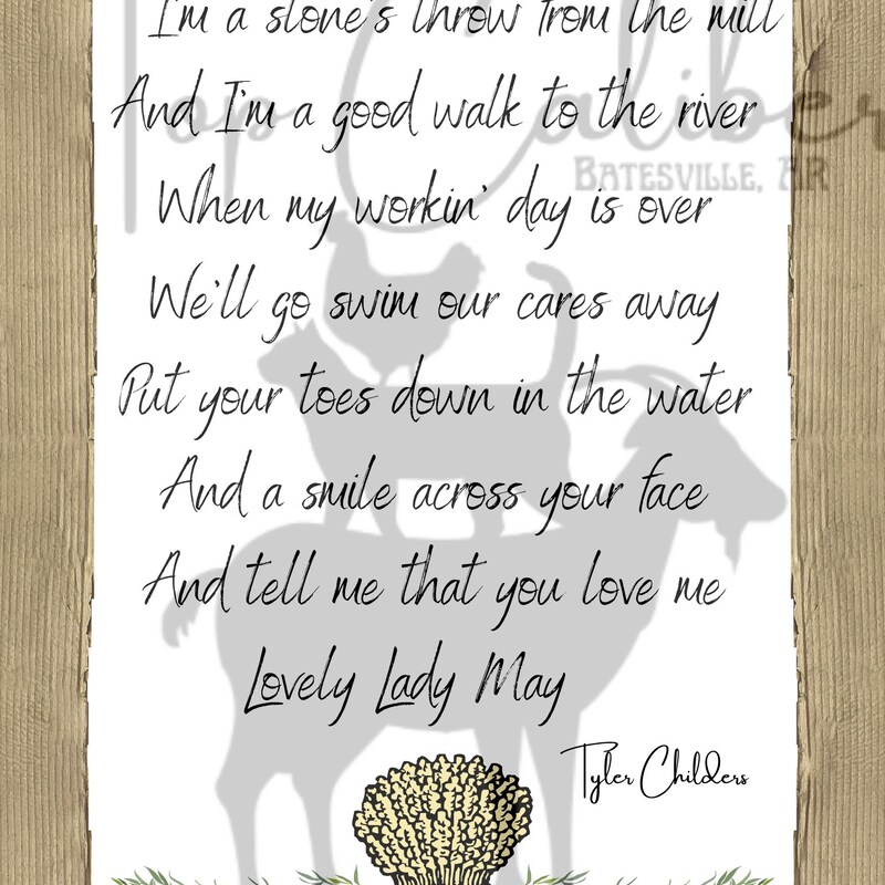 Tyler Childers Lady May - Etsy
