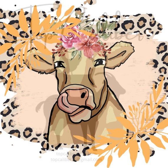Cow PNG SVG Sublimation - Etsy