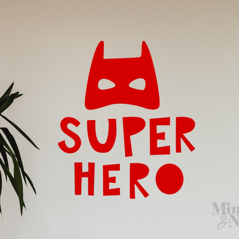 Super Hero Decal - Etsy