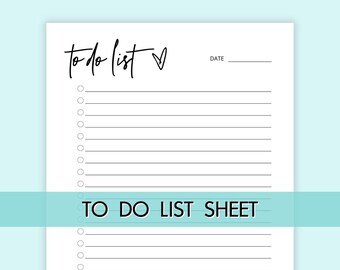 To Do List, Planner, Productivity, Tasks, List, Checklist, Daily ...