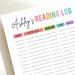 EDITABLE PRINTABLE Kids Reading Log Template Book Tracker Insert ...