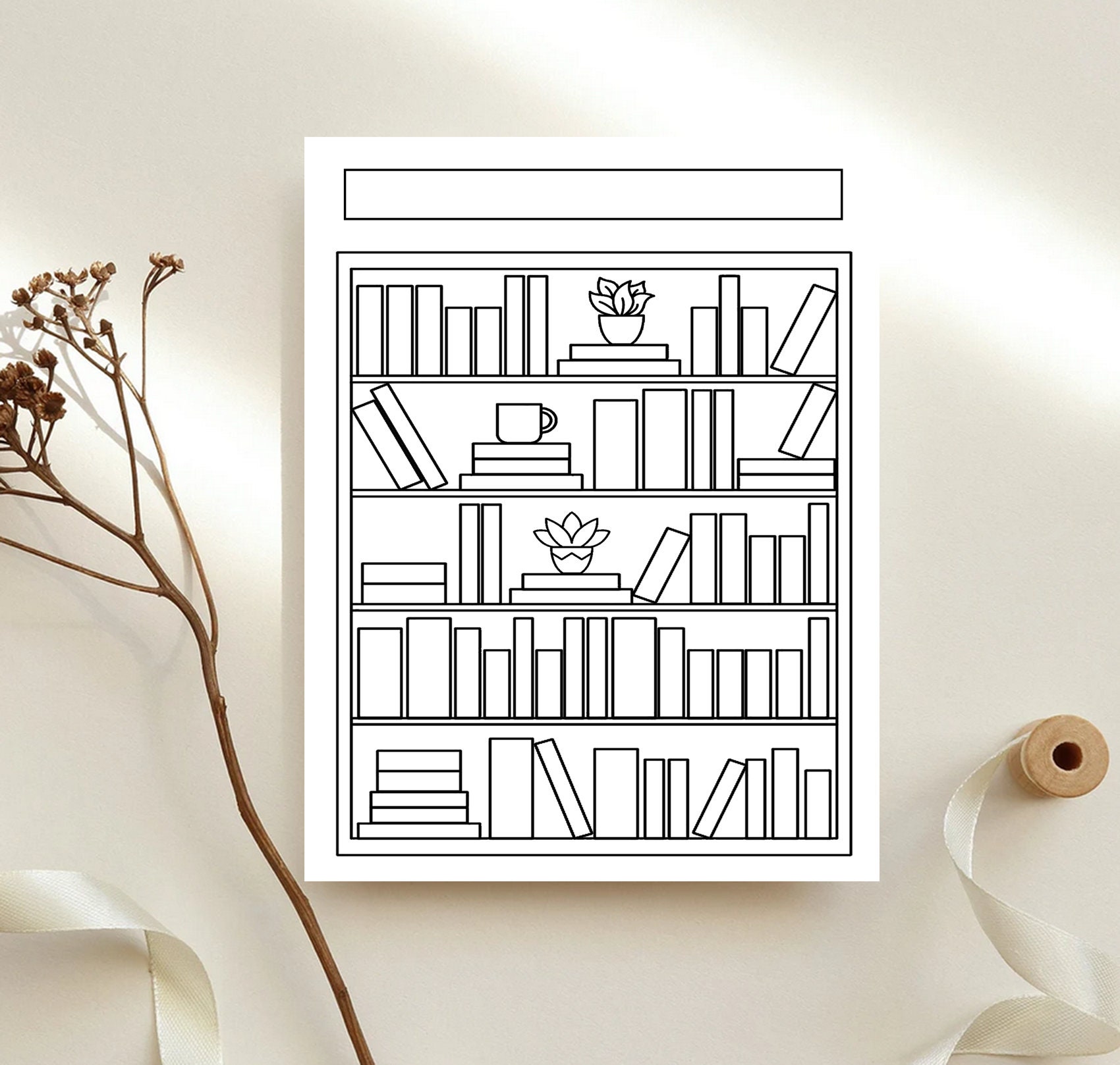 Book Tracker Bookshelf Reading Log Books I've Read - Etsy