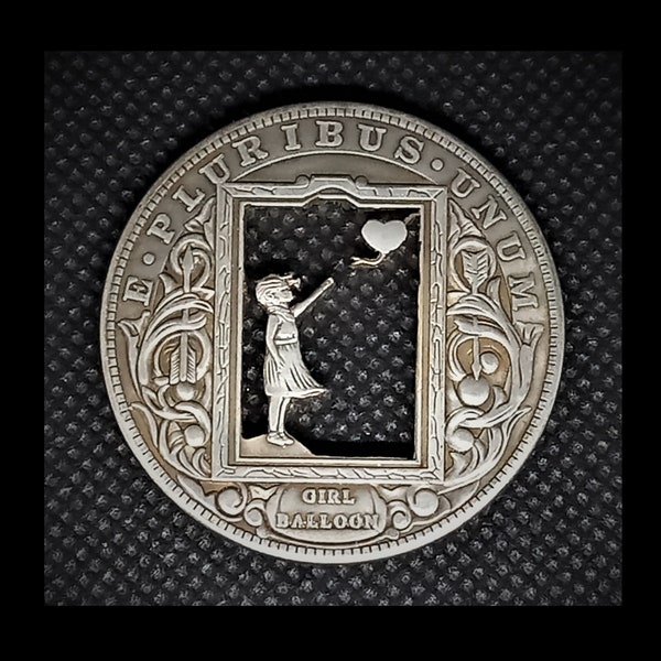 Hand Cut Coin - Etsy