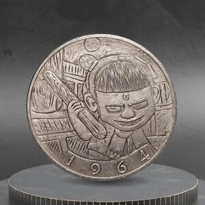 Hobo Coin Ne Zha Chinese Animated Cartoon Film American Custom Coin ...