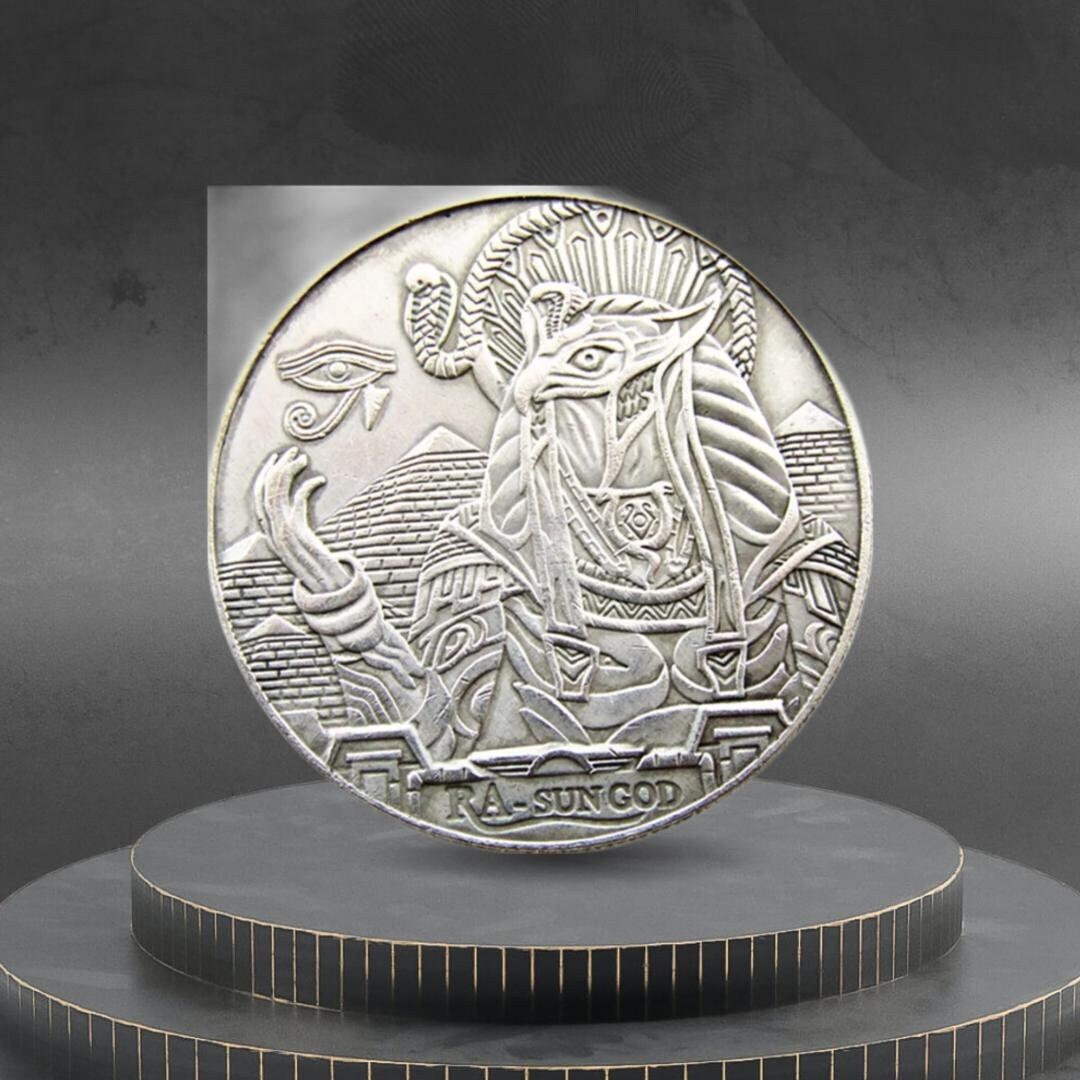 Hobo Coin RA Old Egyptian God of the Sun Kings and Sky American Custom ...