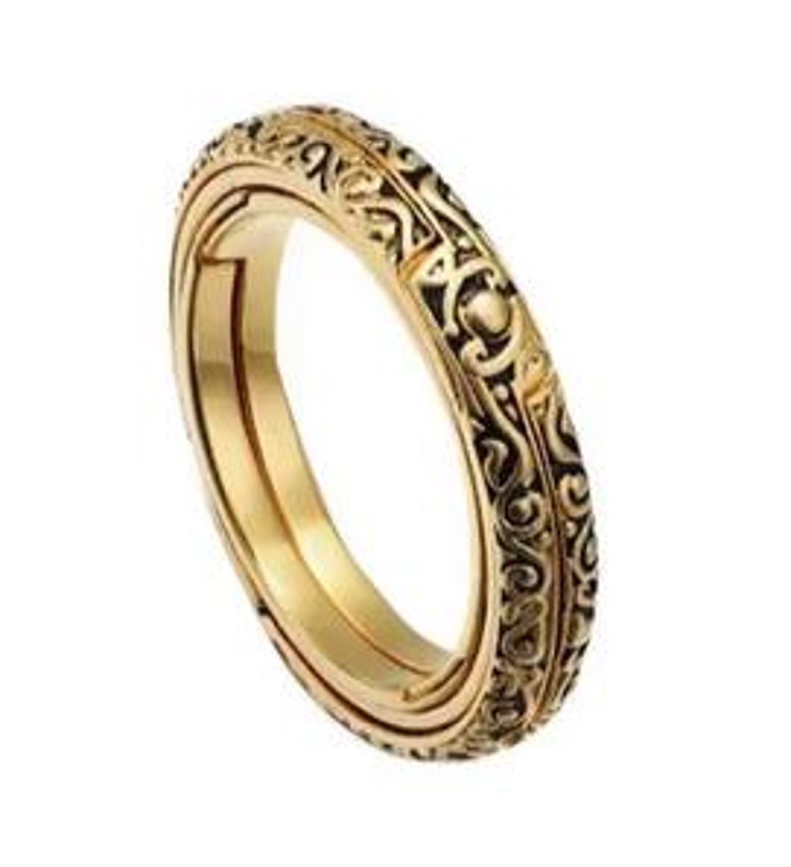 Vintage Astronomical Moving Sphere Silver Ring for Women and Men ...