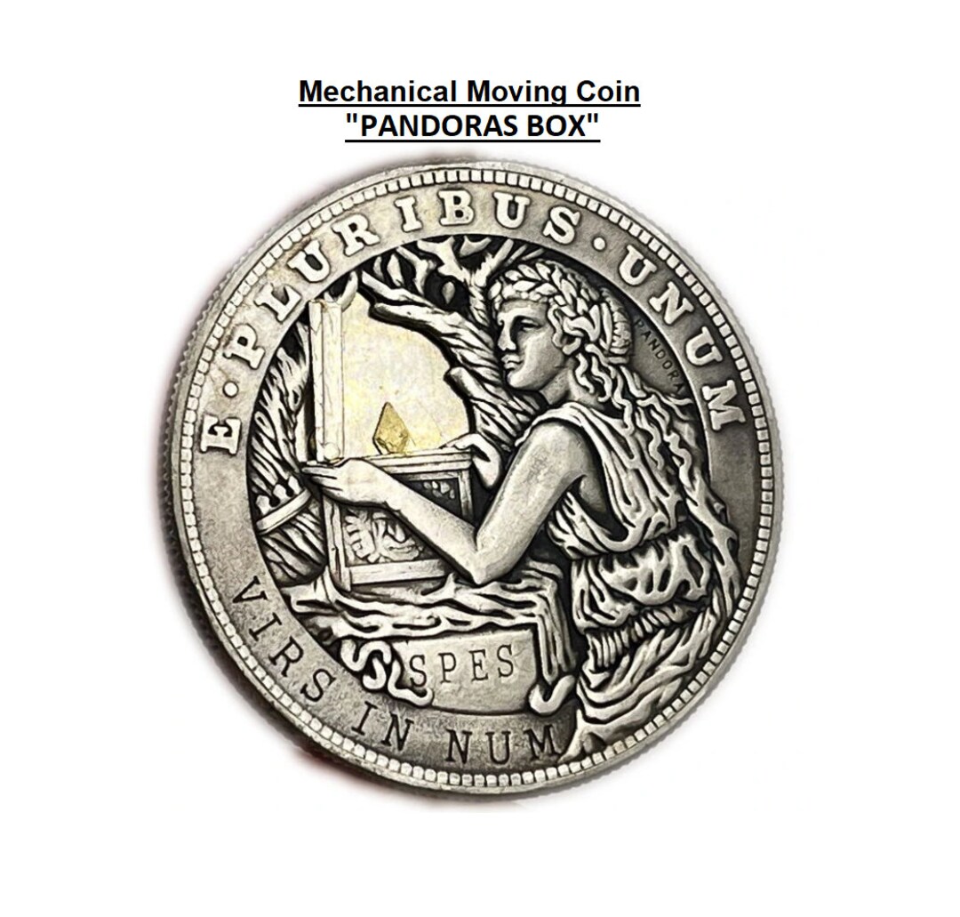 Roman Booteen Mechanical Coin Pandora's Box Open to Release Evil Onto ...