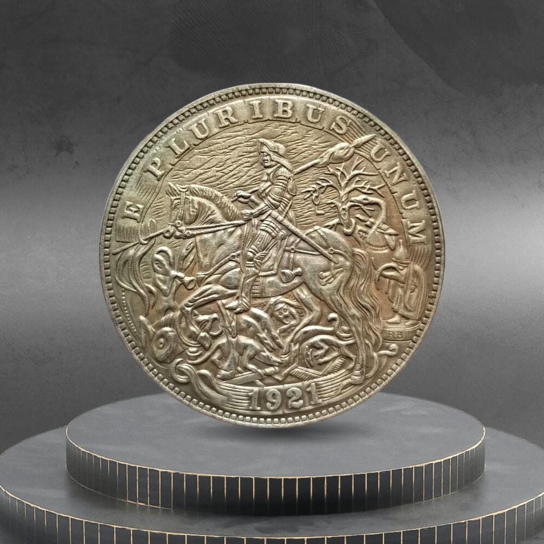 Hobo Coin Templar Medieval Knight Guard Protect Church American Custom ...