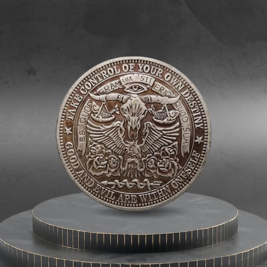 Hobo Coin Destiny Good and Evil Are Within Yourself American Custom ...