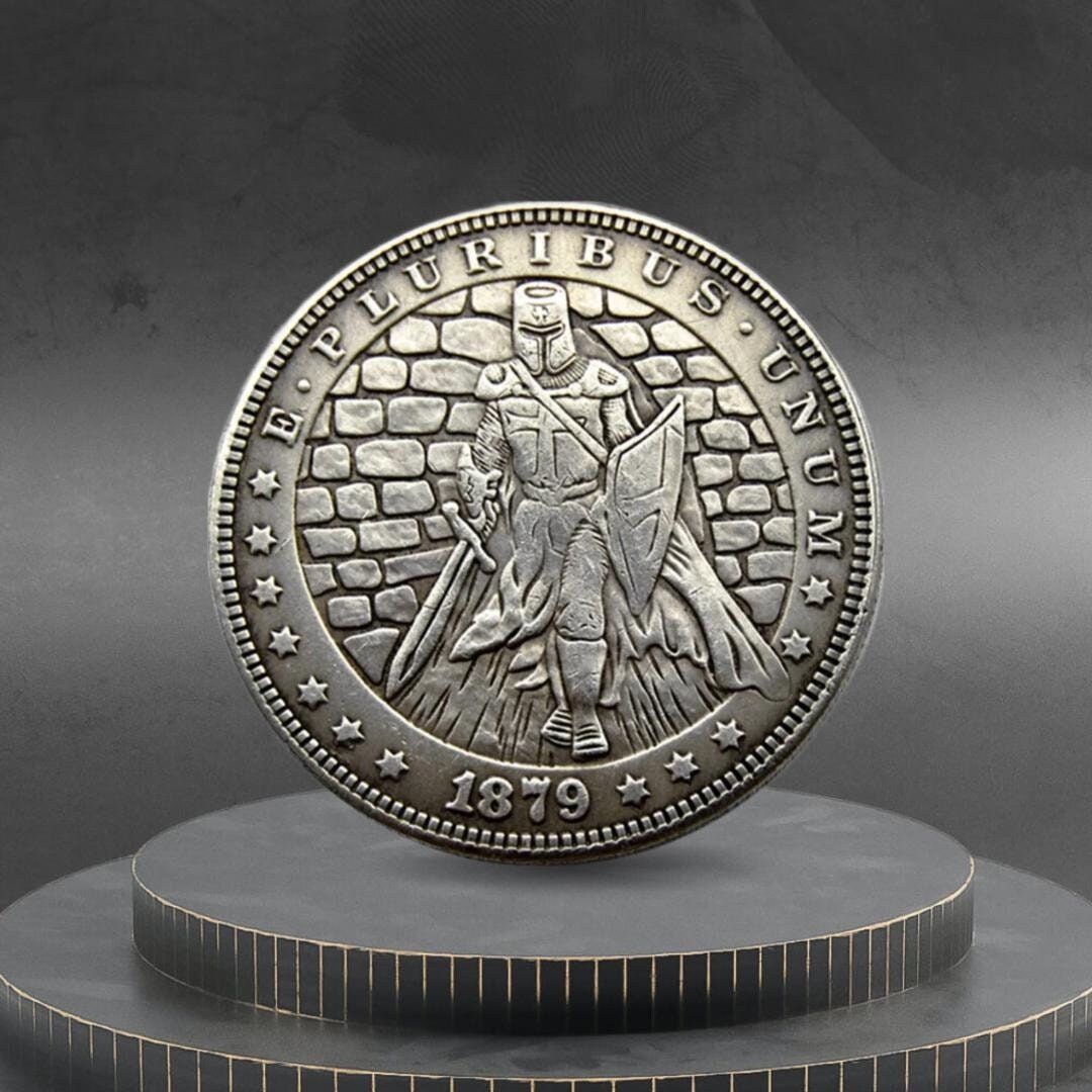 Hobo Coin Templar Medieval Knight God Church Guard American Custom Coin ...
