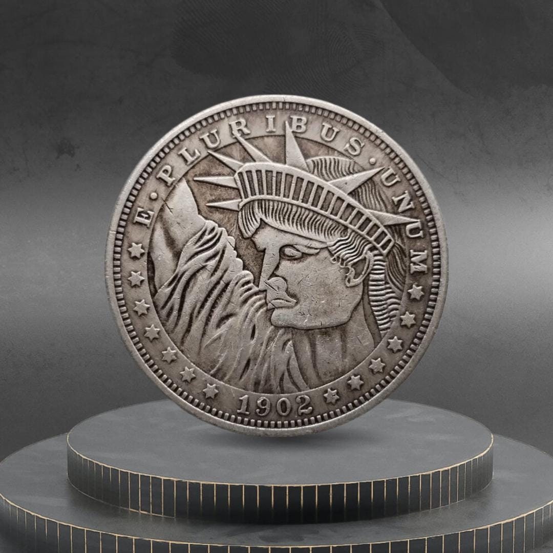 Hobo Coin Statue of Liberty New York City NYC American Custom Coin ...