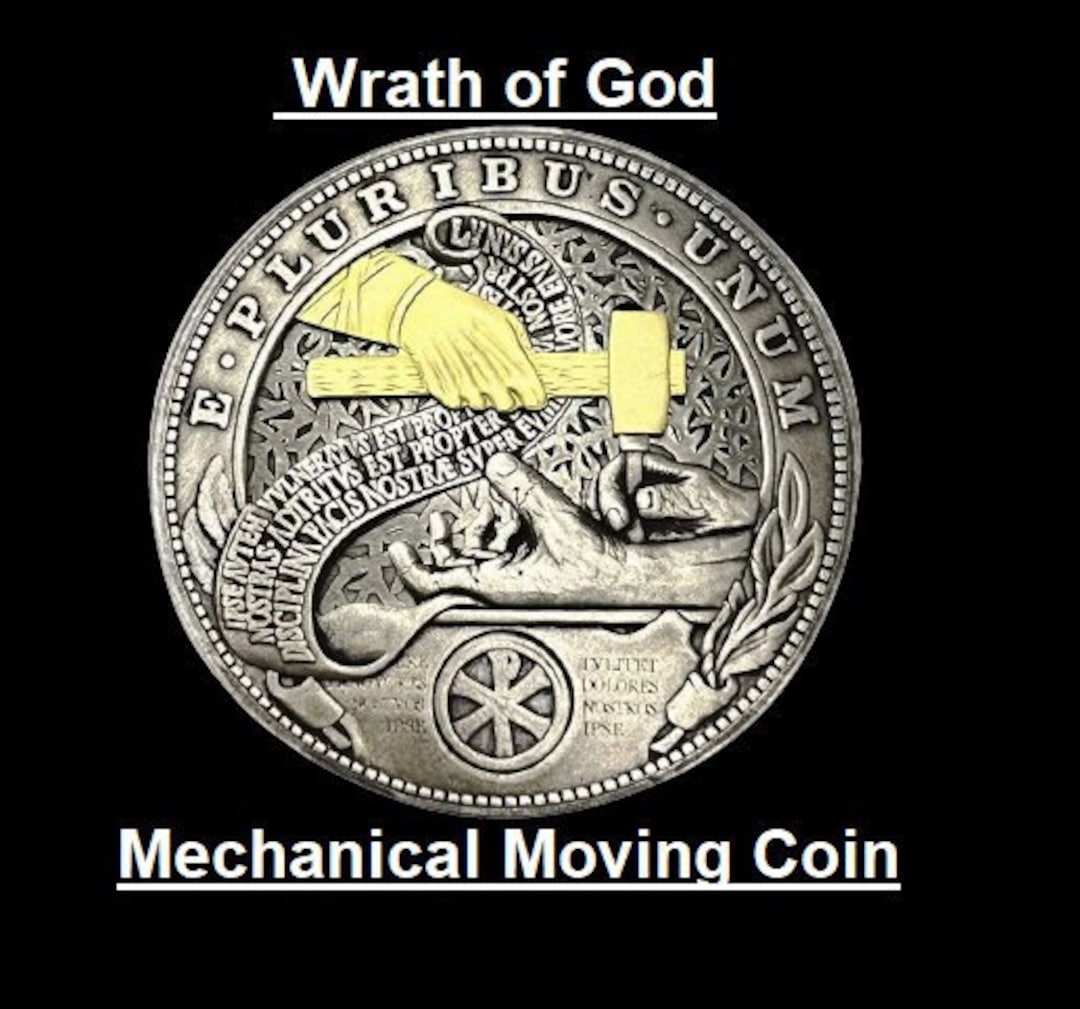 Moving Coin Golden Hammer - Gods Wrath - Roman Booteen Morgan Dollar ...