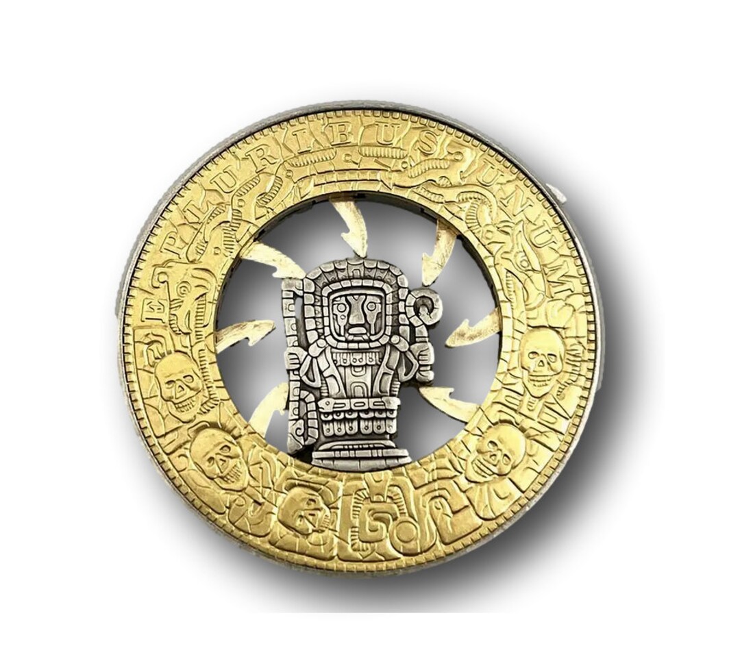 Mechanical Hobo Coin Roman Booteen Gold Moving Trap Coin Mayan Idol ...