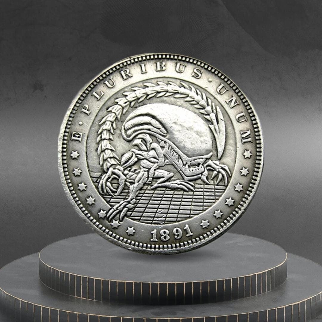 Hobo Coin Alien Vs Predator Action Movie Film Sci-fi American Custom ...
