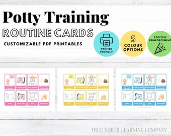 Potty Flash Cards - Etsy