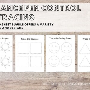 Lines and Shapes Tracing & Pen Control // Preschool Fine Motor ...